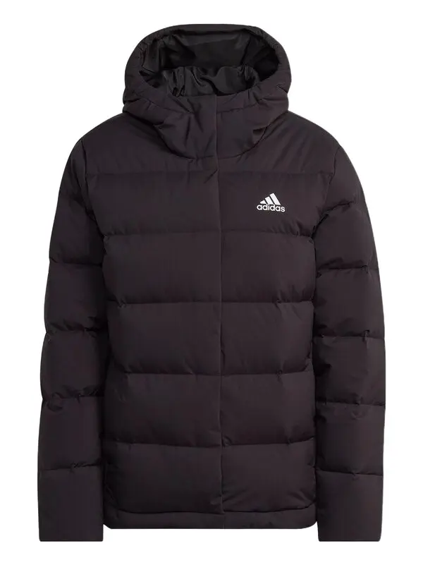 Adidas Helionic Hooded Down Jacket - Black