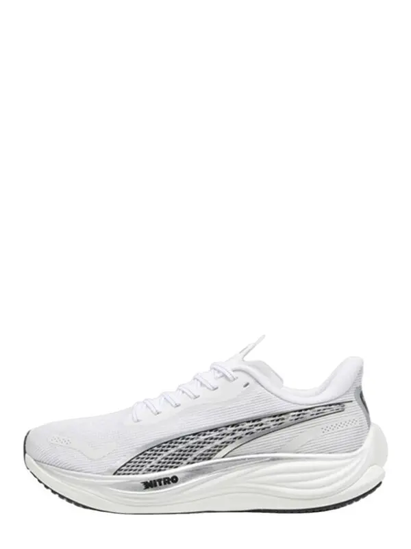 PUMA Velocity Nitro 3 Sneakers - White/silver/black
