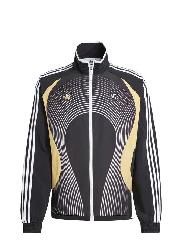 Adidas X Nts Radio Allover Print Sst Track Top Asia Sizing - Black