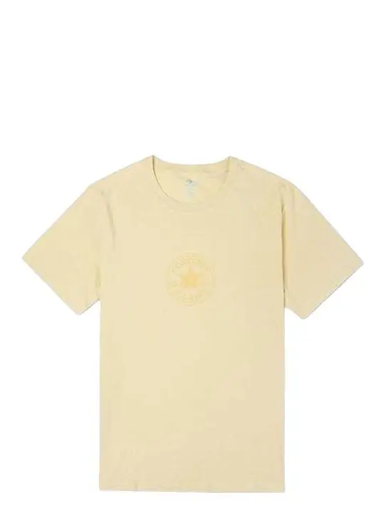 CONVERSE Tonal Chuck Taylor All Star Patch Graphic T-shirt Asia Sizing - Yellow