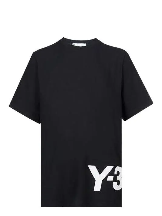 Adidas Y-3 Ch1 Short Sleeve Large Logo Tee - Black