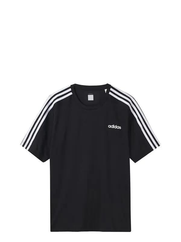 Adidas D2m Tee Athleisure Casual Sports Short Sleeve T-shirt - Black