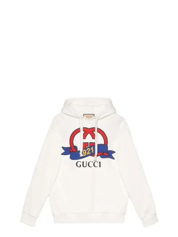 Gucci Interlocking G 1921 Print Sweatshirt - White/blue/red