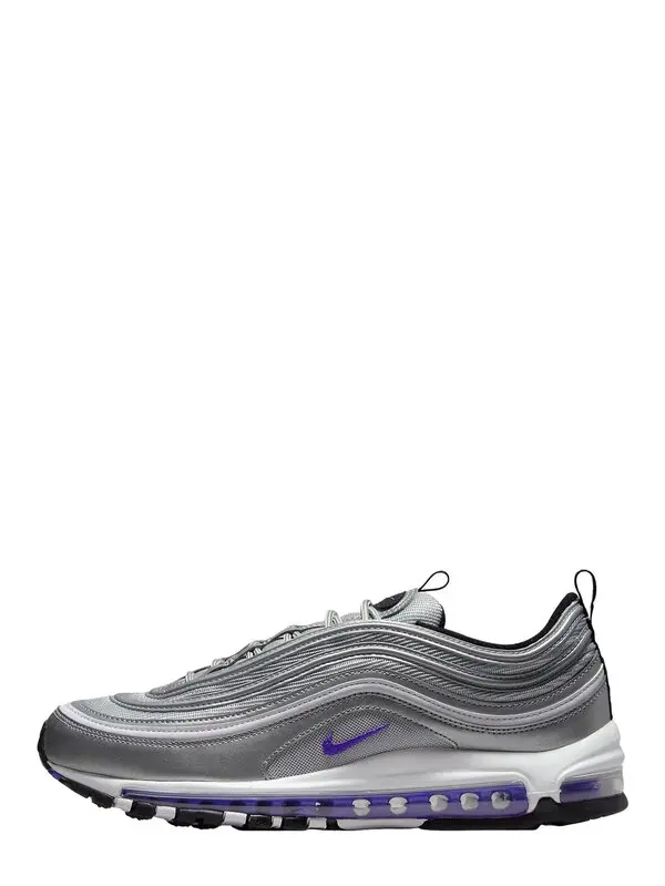 Nike Max 97 "silver Violet" Athletic Sneakers - Silver/violet