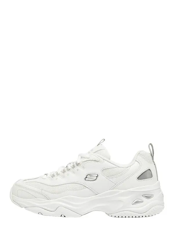 Sketchers D'lites 4.0 Sneakers - White/grey