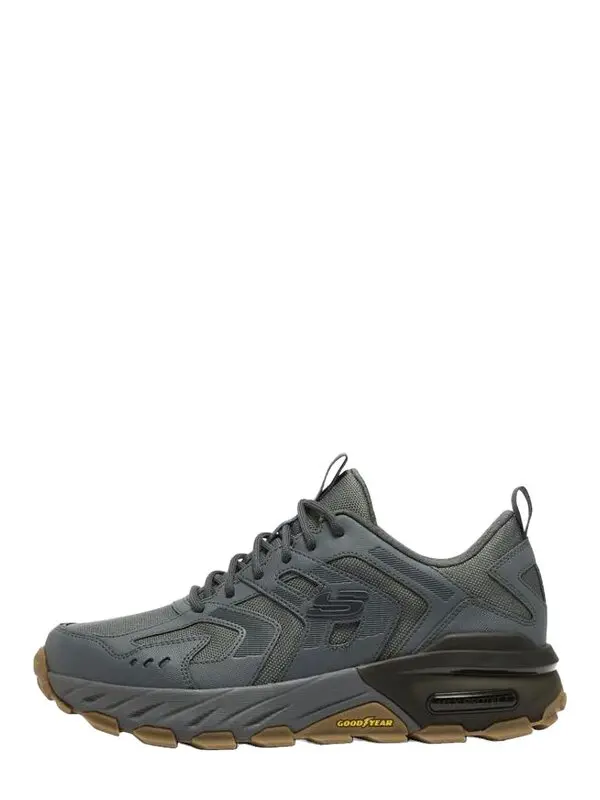 Sketchers Max Protect Athletic Sneakers - Grey/tan