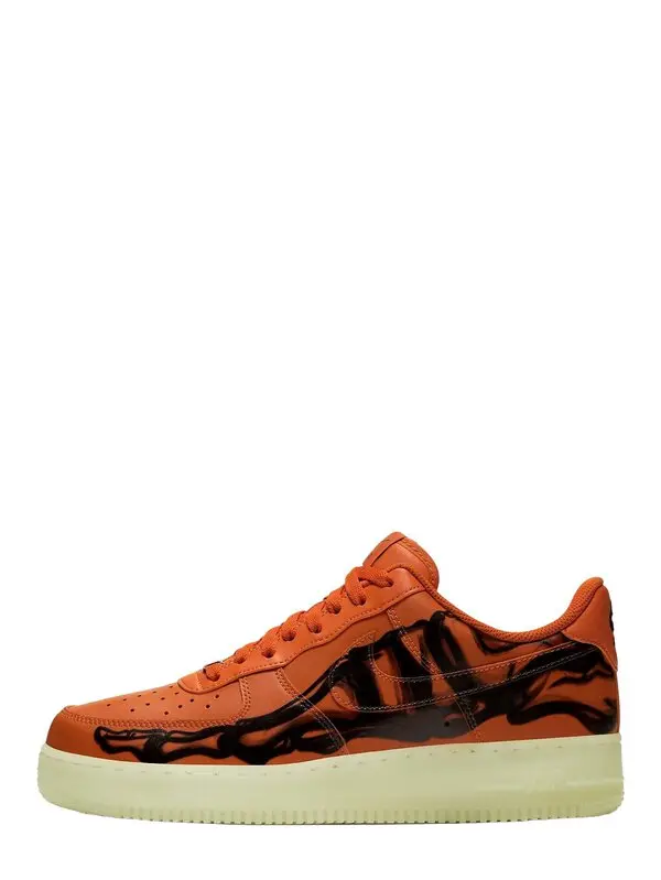 Nike Force 1 '07 Skeleton Qs "starfish" Low Top Sneakers - Starfish/black