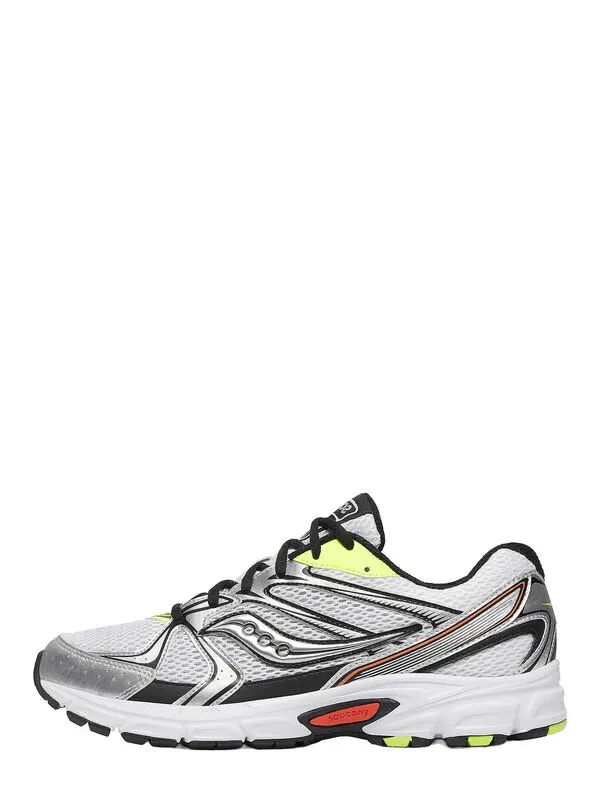 Saucony Ride Millennium Sneakers - White/silver/neon