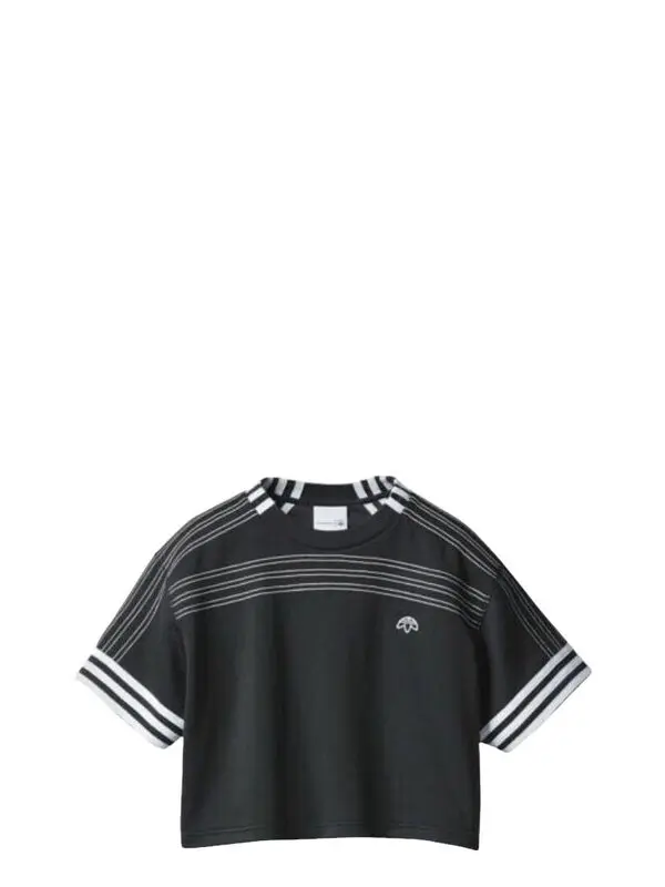 Adidas X Alexander Wang Cutsew Cropped Top - Black