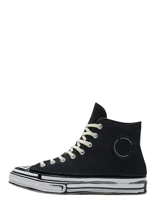 CONVERSE Joshua Vides X Chuck 70 High Top Sneakers - Black/white