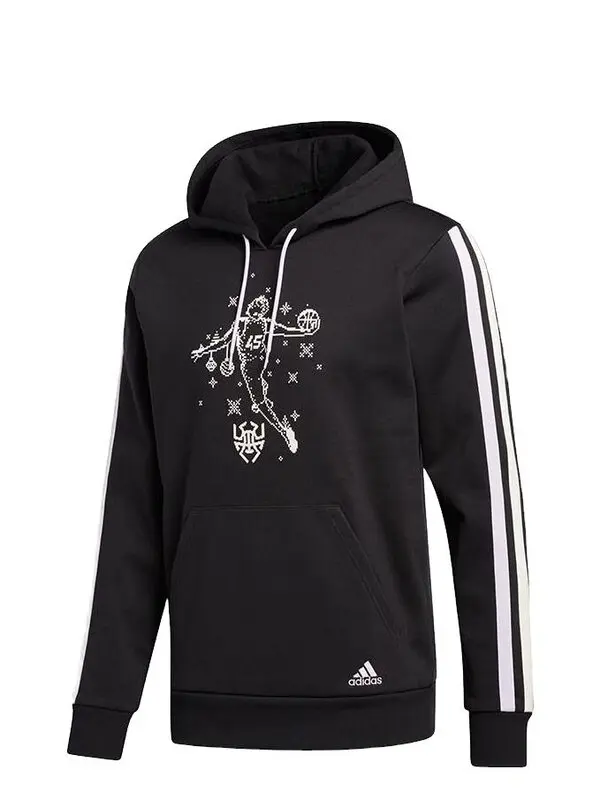 Adidas Basketball Graphic Hoodie - Black