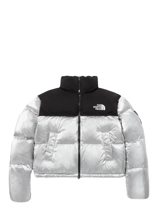 The North Face White Label Novelty Nuptse Down Jacket - Black/silver
