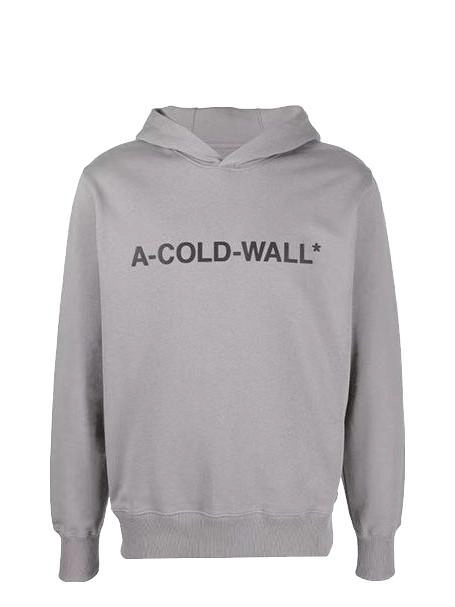 A-COLD-WALL* Logo Popover Hoodie - Grey