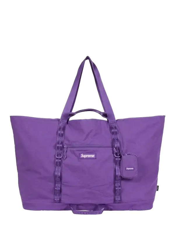 Supreme Ss26 Tote Bag With Utility Pouch - Purple