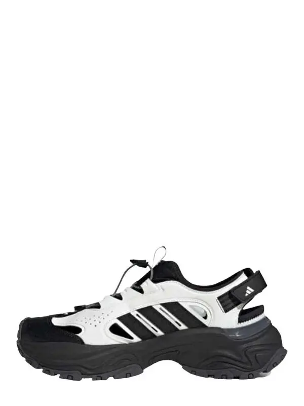 Adidas Athletic Sandals With Adjustable Straps - Core White/grey Six/core Black