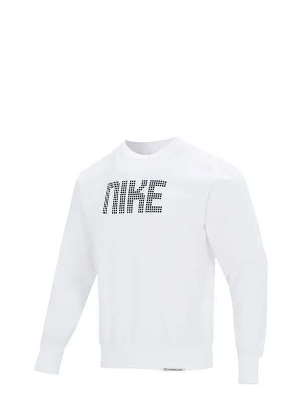 Nike Dri-fit Standard Issue Soccer Crew - White/track Red/(emerald Rise)