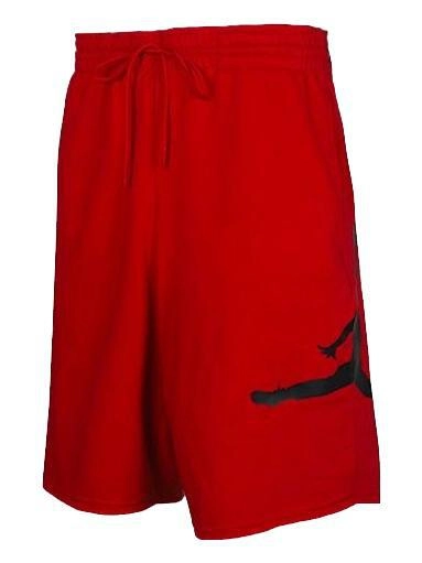 JORDAN Air Jumpman Sports Knit Shorts - Red