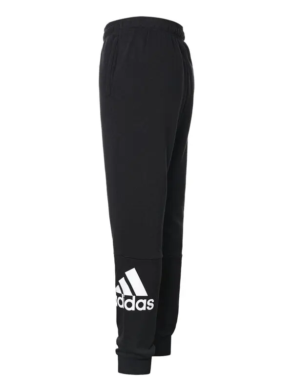 Adidas Stylish Knit Logo Bundle Feet Sports Long Pants - Black