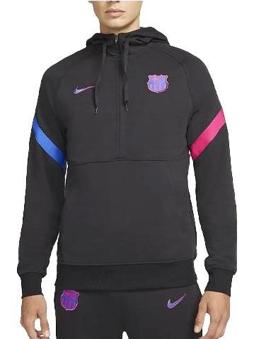 Nike Fc Barcelona Contrasting Colors Hoodie - Multi-color