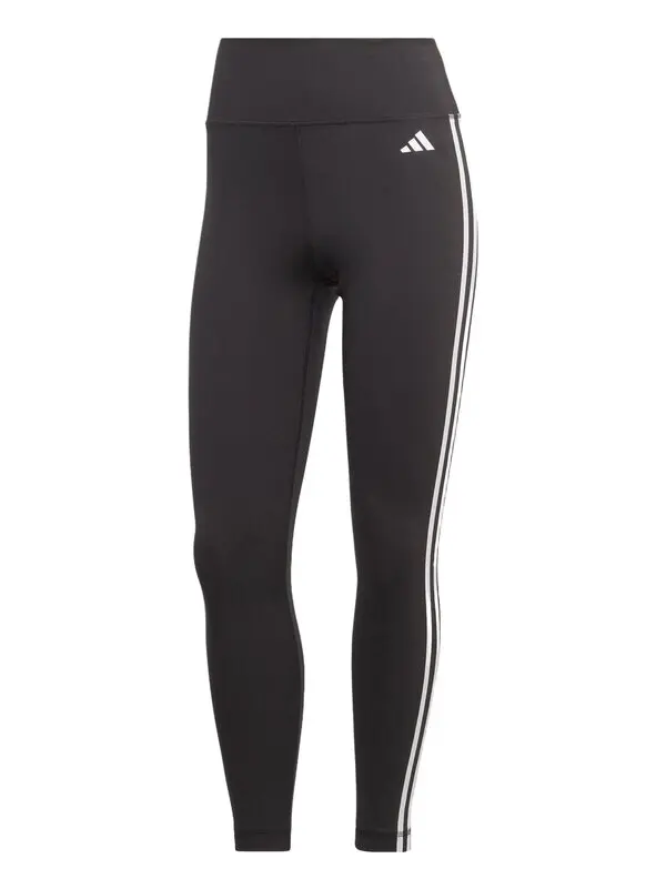 Adidas Train Essentials 3-stripes High-waisted 7/8 Leggings - Black