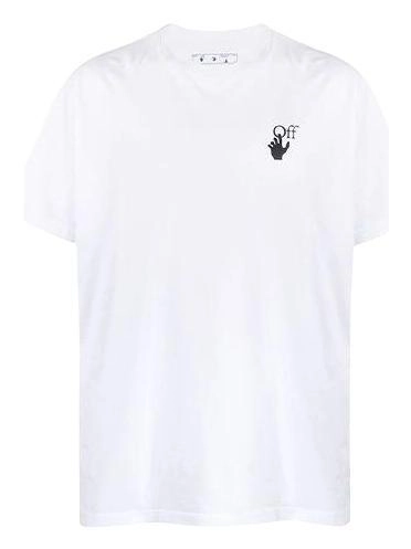 Off-White Fw20 Human Skeleton Arrow Short-sleeve Tee - White