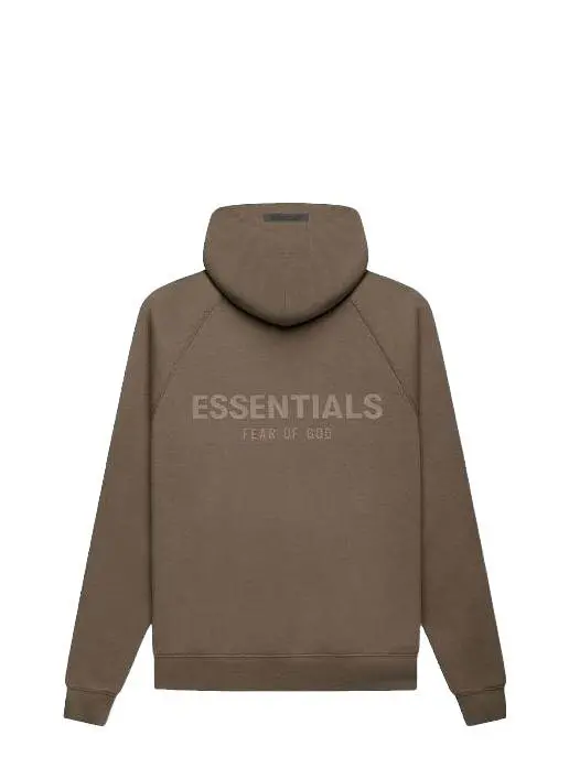 Fear Of God Pullover Logo Hoodie - Brown