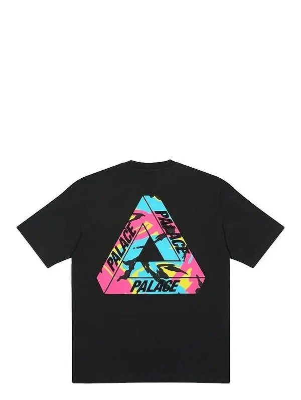 PALACE Tri-camo Triangle Print Short Sleeve T-shirt - Black