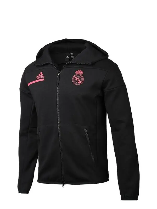 Adidas Real Madrid Z.n.e. Hooded Jacket - Black