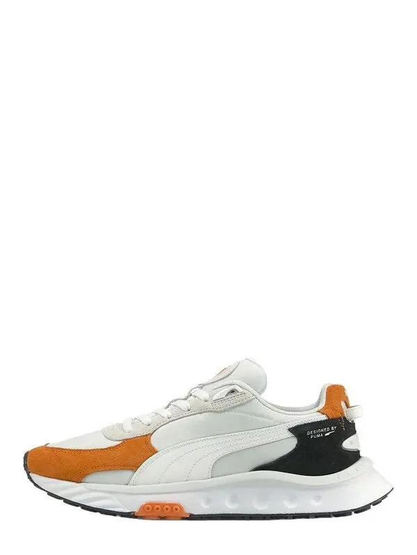 PUMA Wild Rider Rollin Sneakers - Orange/white