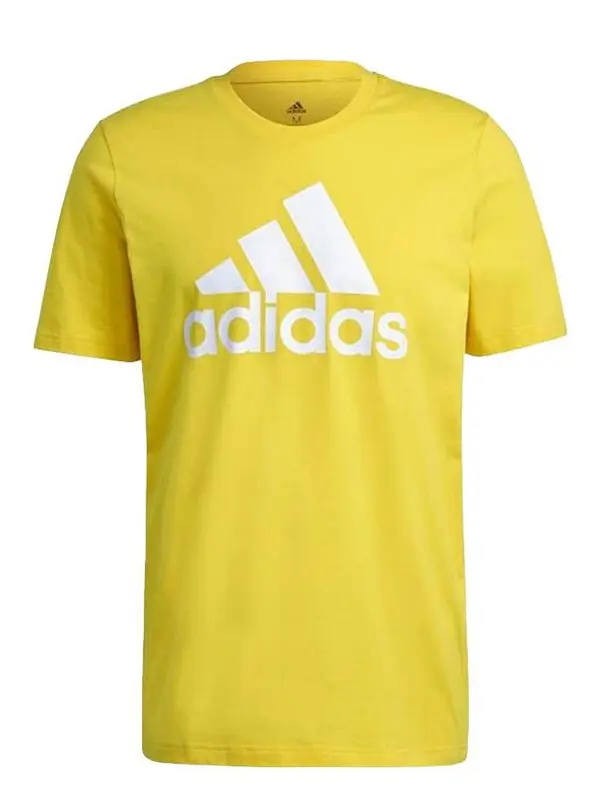 Adidas Sports Training Casual Round Neck Short Sleeve - Yellow