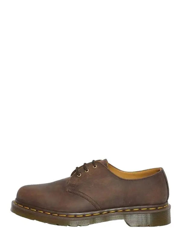 Dr. Martens 1461 Crazy Horse Leather Oxford Shoes - Brownyellow