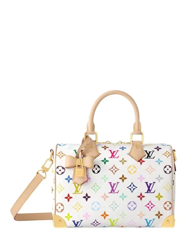 LOUIS VUITTON X Takashi Murakami Speedy Bandouliere 25 - White Multicolored