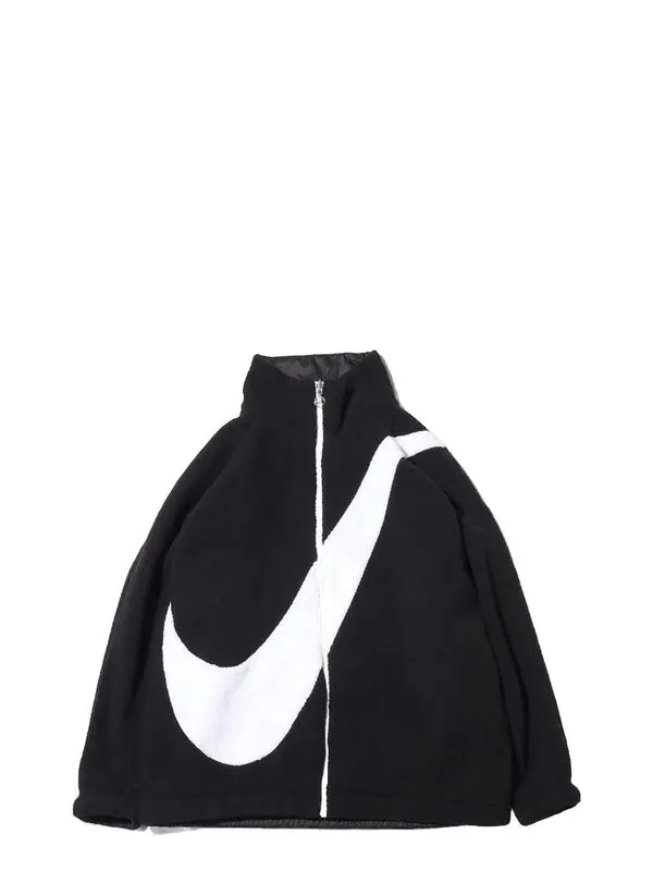 Nike Big Swoosh Reversible Fleece Jacket - Black