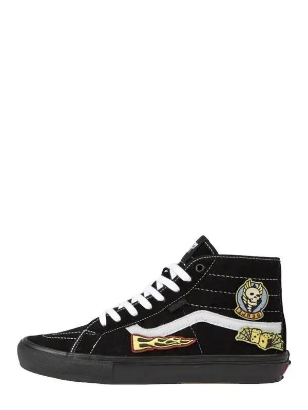 VANS Elijah Berle X Skate Sk8-hi Decon High Top Sneakers - Black