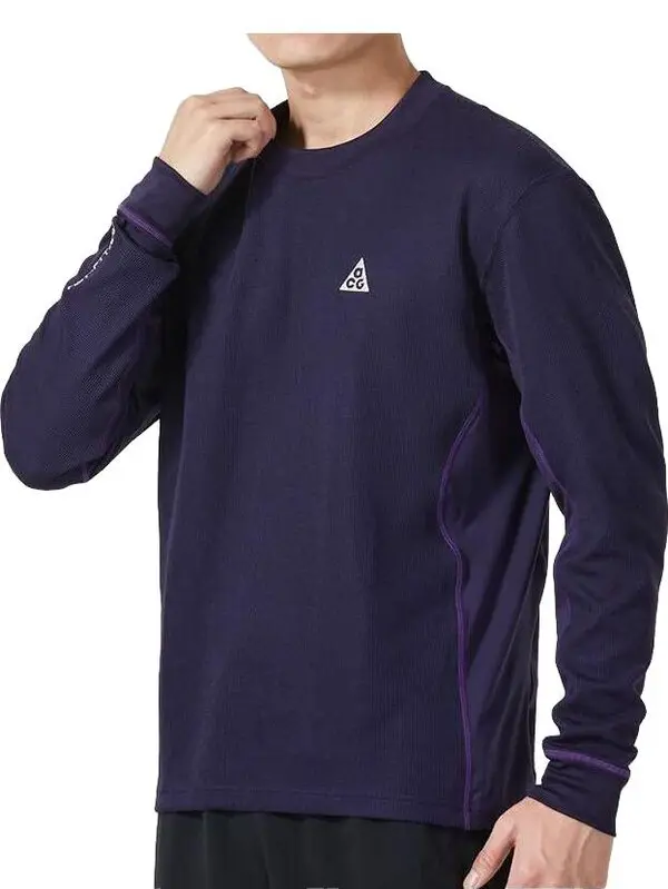 Nike Dri-fit Adv Long Sleeve Top - Purple Ink/purple Cosmos/summit
