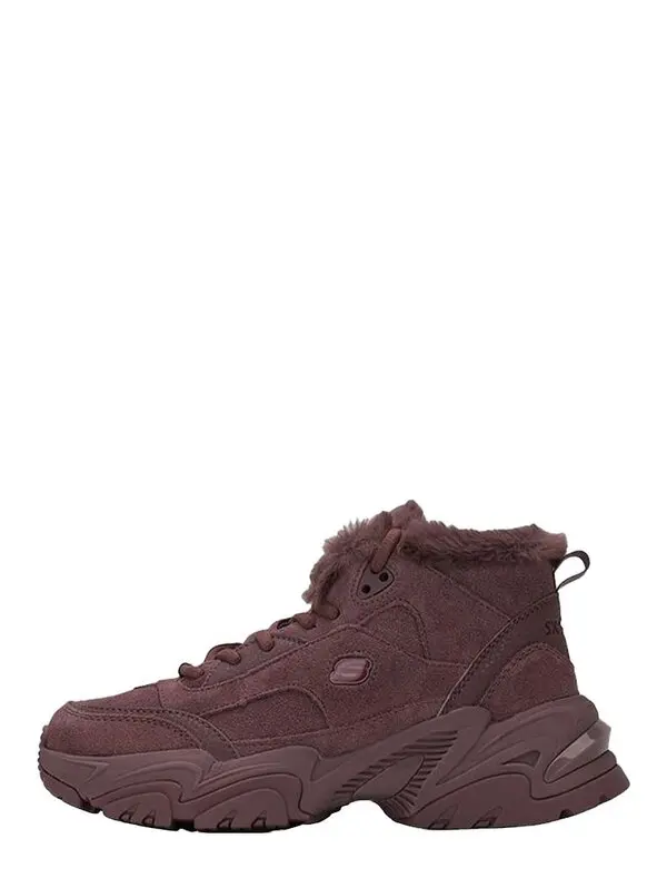 Sketchers Stamina V2 High Top Sneakers - Wine Red