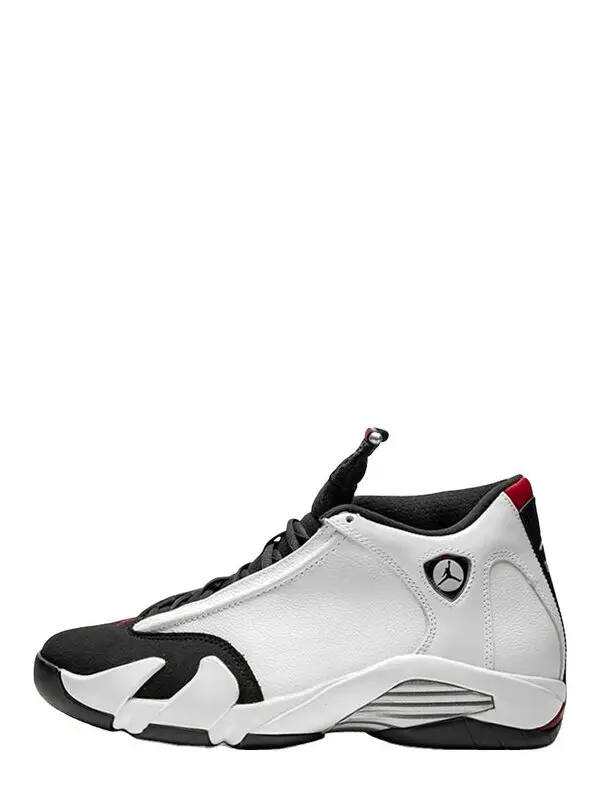 JORDAN 14 Retro 'black Toe' 2014 - White/blck-vrsty Rd-mtllc Slvr