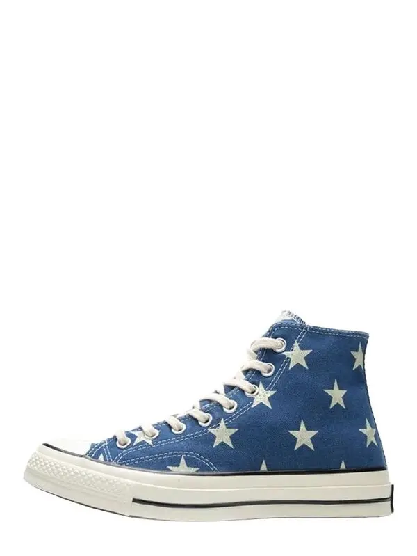 CONVERSE Chuck 70 Hi Vintage Flag Sneakers - Blue/red