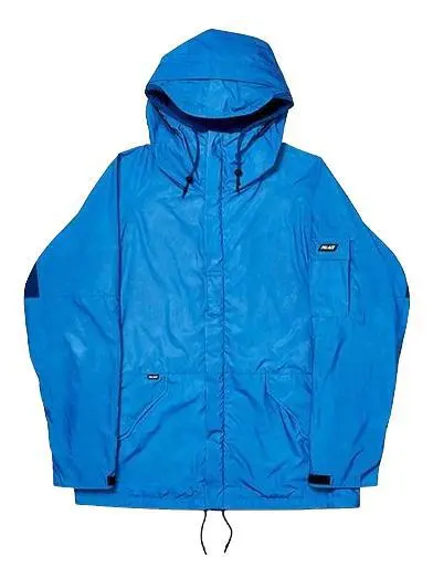 PALACE Fw19 Deflector Reflective Material Hooded Jacket - Blue