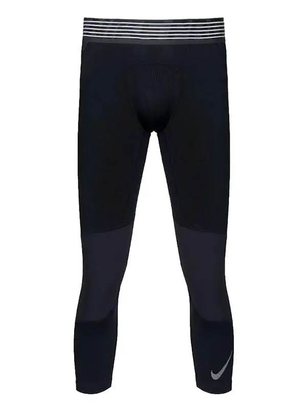 Nike Basketball Pants Dry Tight 3qt Bball - Tan