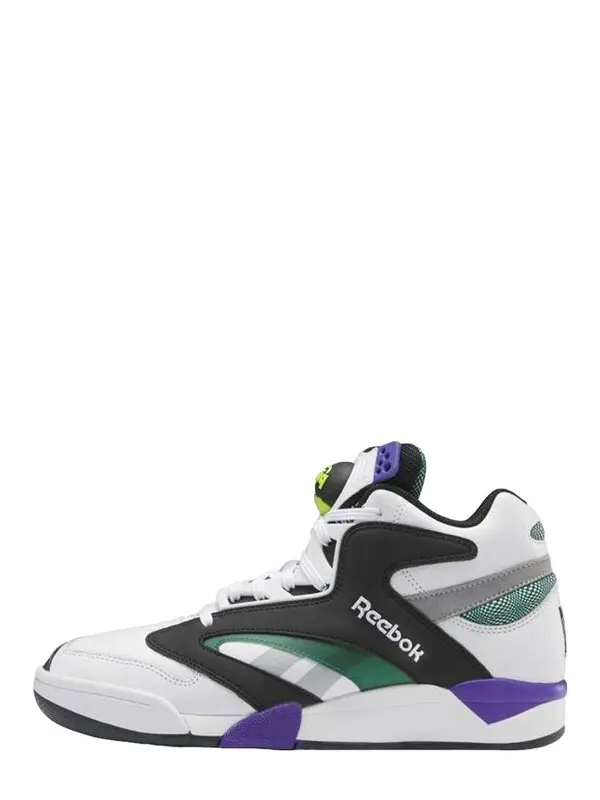 REEBOK Shaq Victory Pump High Top Sneakers - Ftwr White/core Black/dark Green