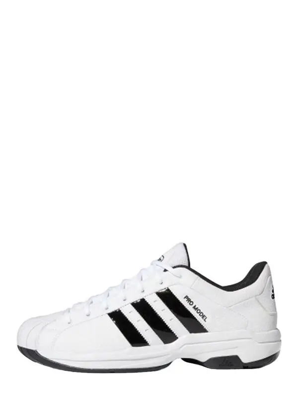 Adidas Pro Model 2g Low Top Sneakers - White/black