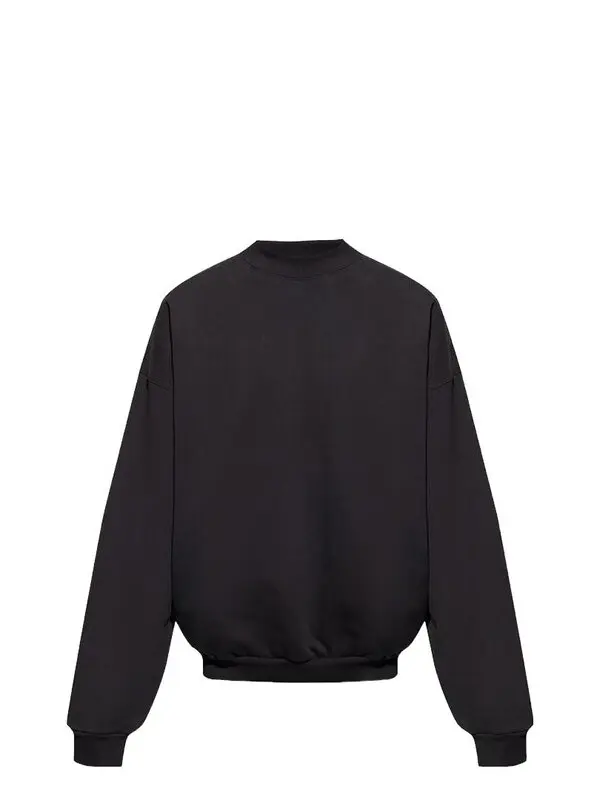 Balenciaga Care Label Creweneck Sweatshirt - Black