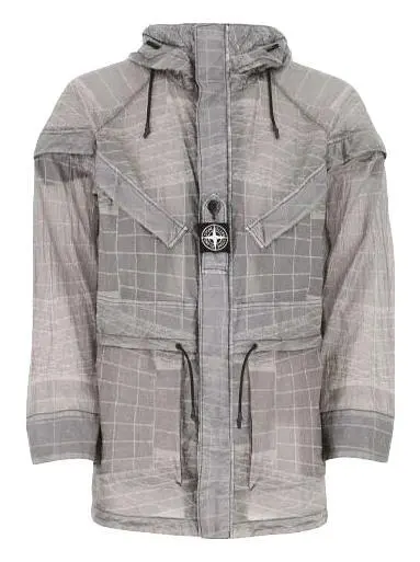 Stone Island Waffen Reflective Windbreaker - Grey