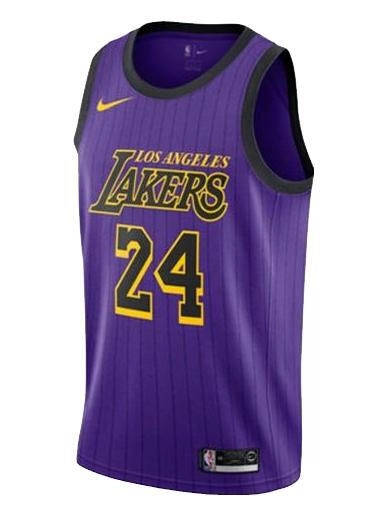 Nike Los Angeles Lakers Kobe Bryant 24 2018-19 City Limited Edition Jersey - Purple