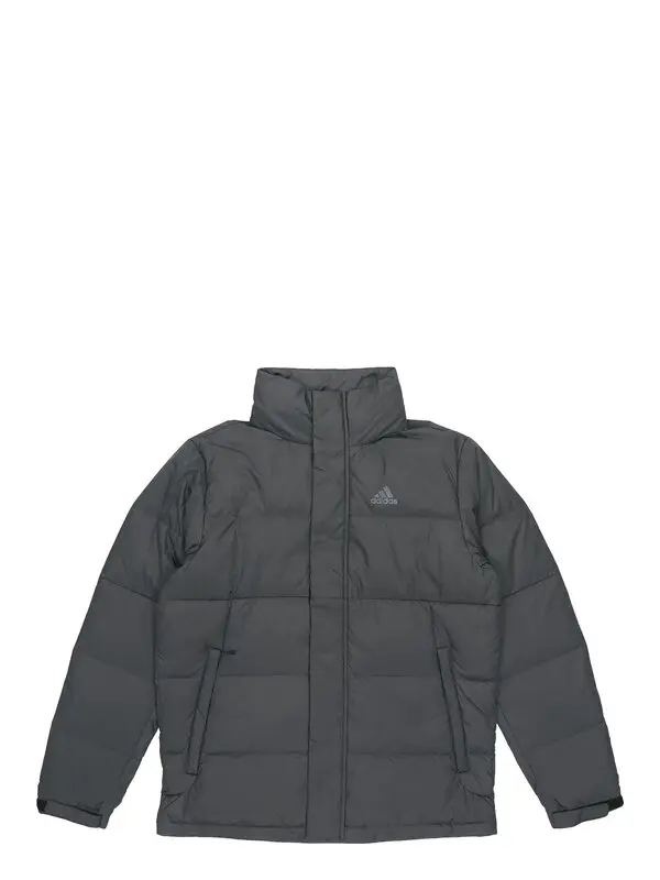 Adidas Padded Down Jacket With Logo Detail - Black