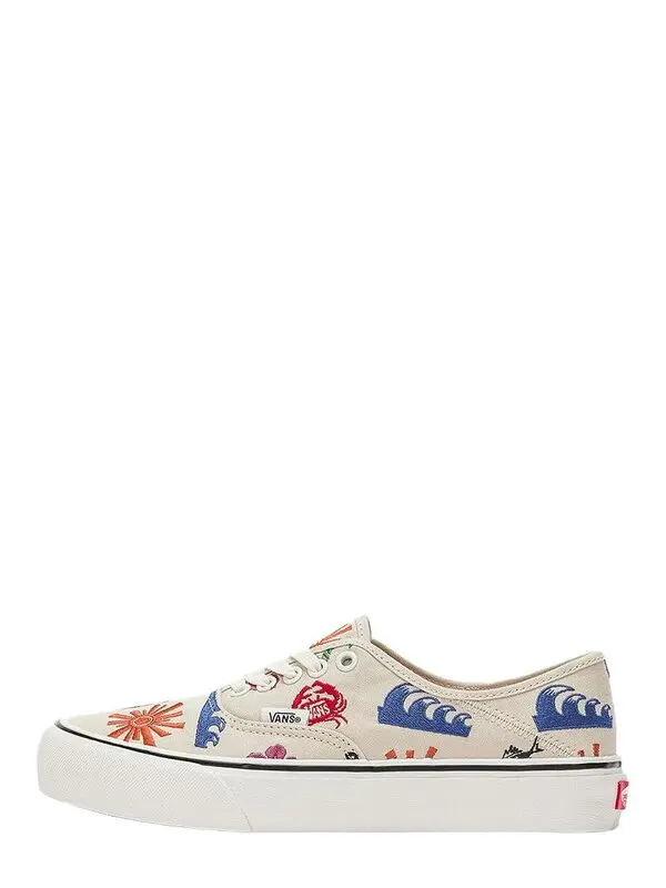 VANS Authentic Low Top Casual Skate Shoes - White