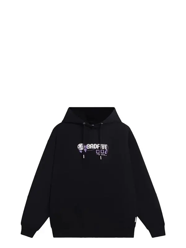 LI-NING Badfive Hoops Graphic Hoodie - Black/multi-color