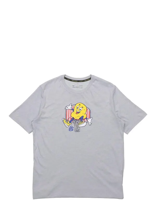 Under Armour Curry Popcorn Short Sleeve Grey - Light Grey