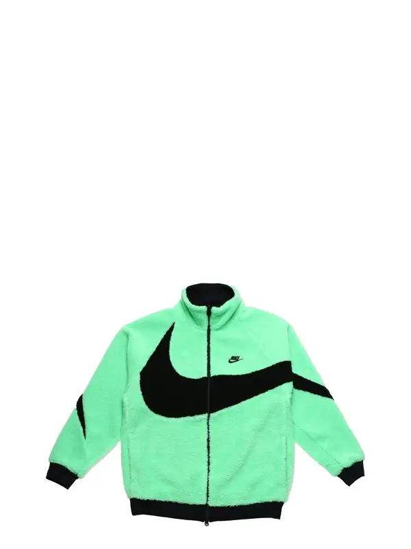 Nike Big Swoosh Reversible Boa Jacket - Green